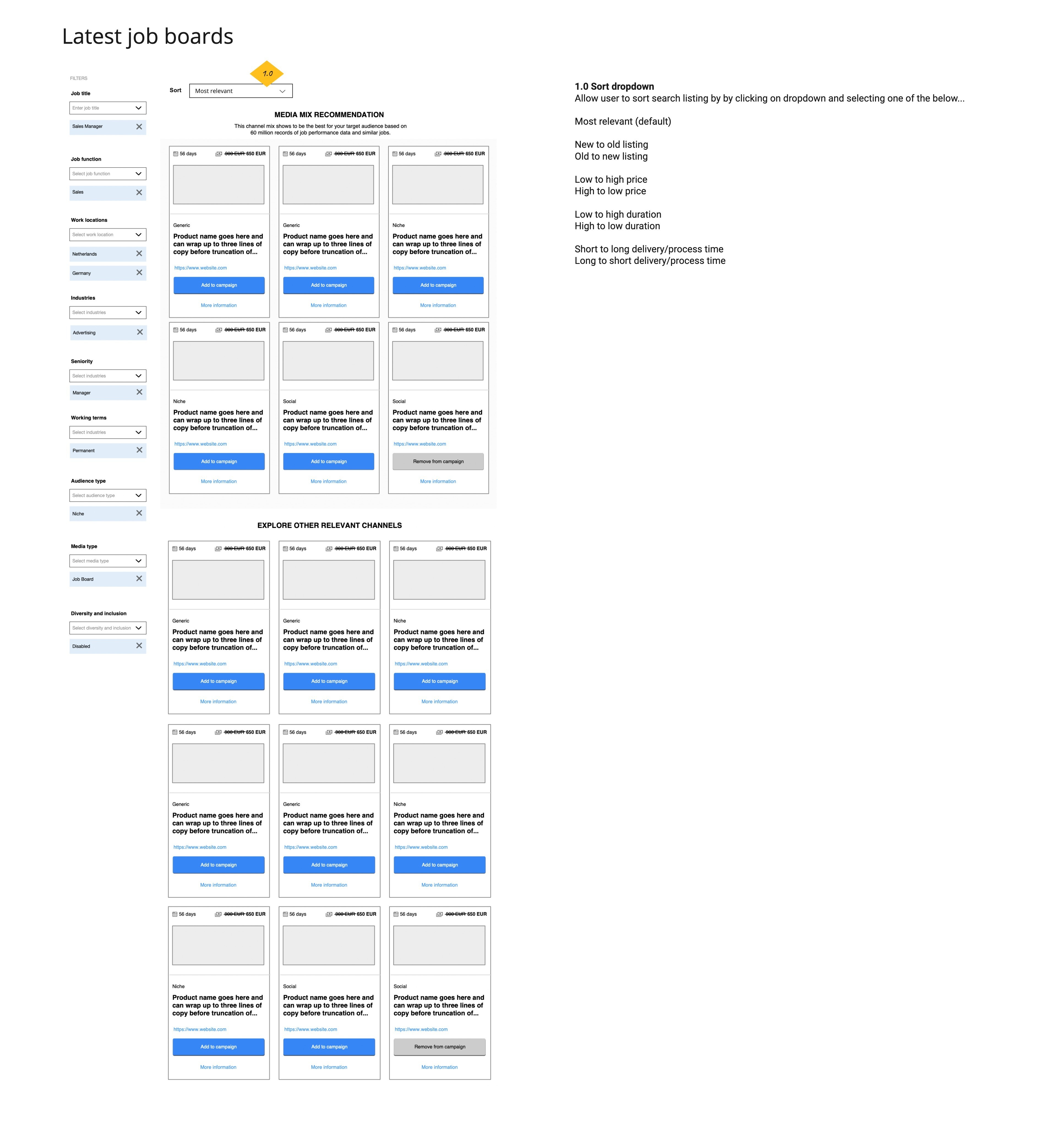 Wireframes – VONQ HAPI Support